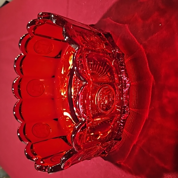 Other | Vintage Fostoria Ruby Red Glass Bowl | Poshmark